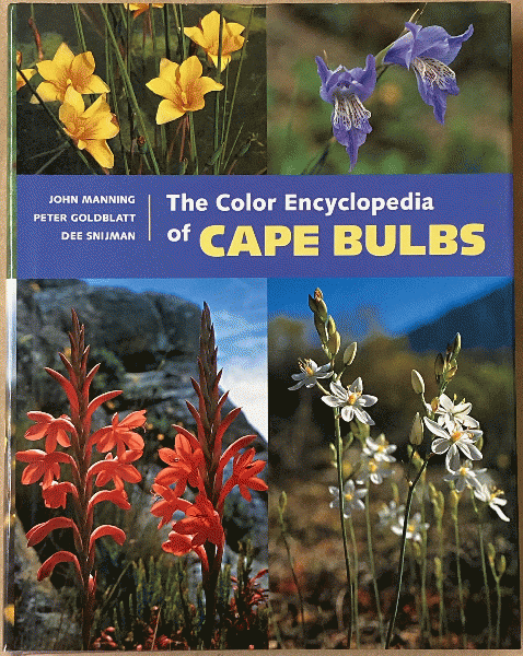 The color encyclopedia of cape bulbs(John Manning, Peter Goldblatt, Dee ...