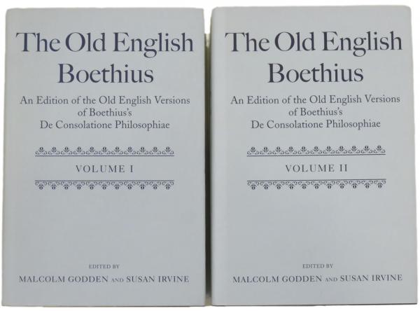 The Old English Boethius. An Edition of the Old English Versions of ...