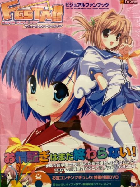FESTA!!HYPER GIRLS POP フェスタ!! ハイパーガールズポップ ビジュアルファンブック シュリンク未開封の新品 DVD封入 ...
