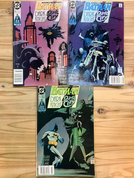 BATMAN #452-454 DARK KNIGHT, DARK CITY 3冊一括 【アメコミ】【原書コミックブック（リーフ ...