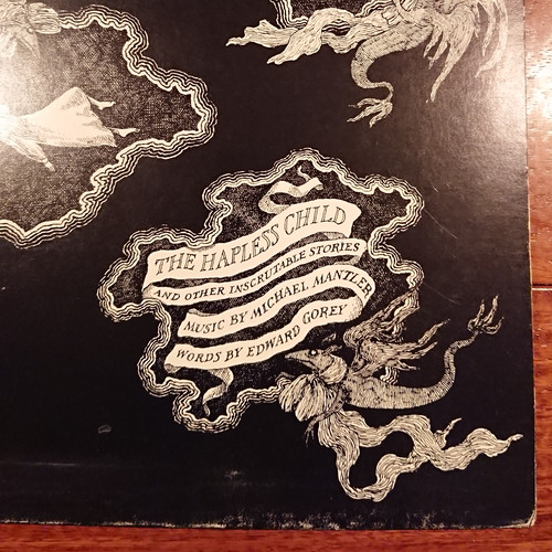[米]LP「The Hapless Child」(音楽：Michael Mantler,原作：エドワード・ゴーリー(Edward Gorey ...