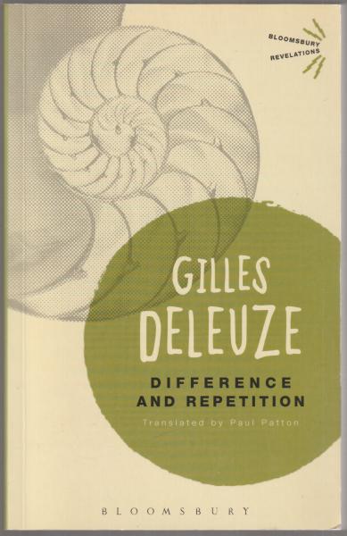 Difference and Repetition.(by Gilles Deleuze ; translated by Paul ...