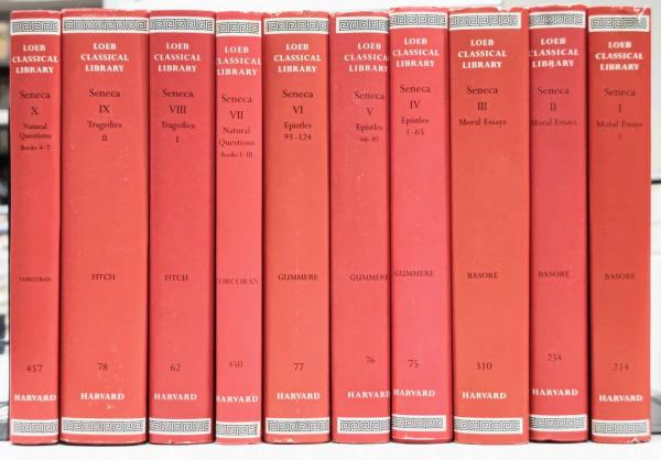 SENECA : LOEB CLASSICAL LIBRARY 全10巻揃い / 西村文生堂 / 古本、中古本、古書籍の通販は「日本の古本屋」