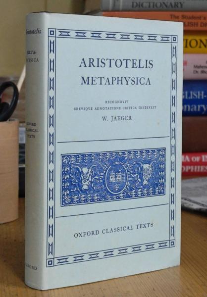 Aristotle Metaphysica: Oxford Classical Texts(Jaeger, Werner) / 西村文生堂 ...