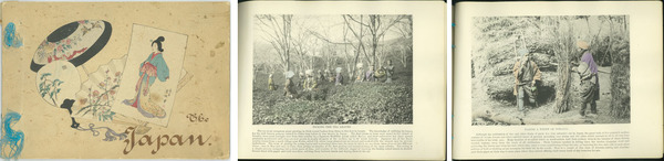 THE JAPAN （彩色写真帳・英文） A VEGETABLE SELLER／JIN-RIKI-SHA／THE WORK ON A FARM ...