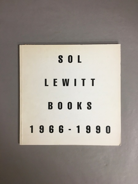 SOL LEWITT BOOKS 1996-1990(SOL LEWITT) / 古書ドリス / 古本、中古本、古書籍の通販は「日本の古本屋」