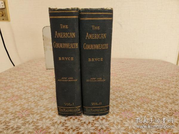 James Bryce The American commonwealth 全2冊揃 ジェームズ・ブライス アメリカ共和国(James ...