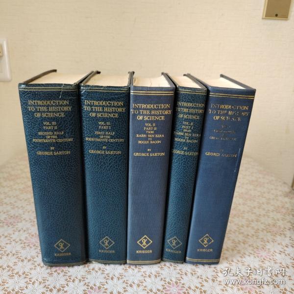 Introduction to the history of science：George Sarton 全5冊揃 科学史への序論 ジョージ ...