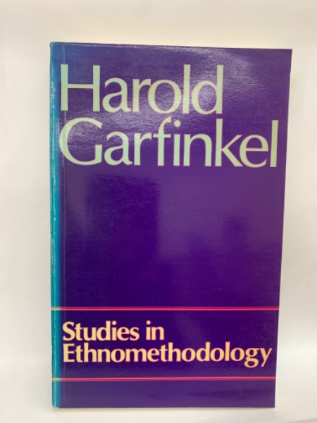 Studies in Ethnomethodology(Garfinkel Harold) / 古本、中古本、古書籍の通販は「日本の古本屋」