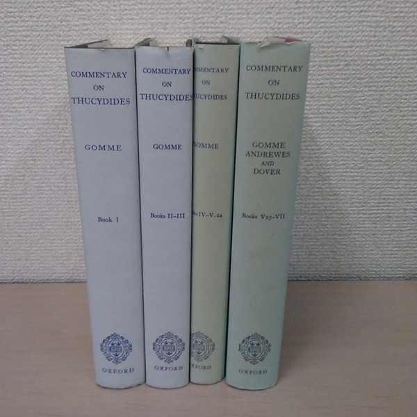 A Historical Commentary on Thucydides volume1～4 4冊セット ( A. W. Gomme ...