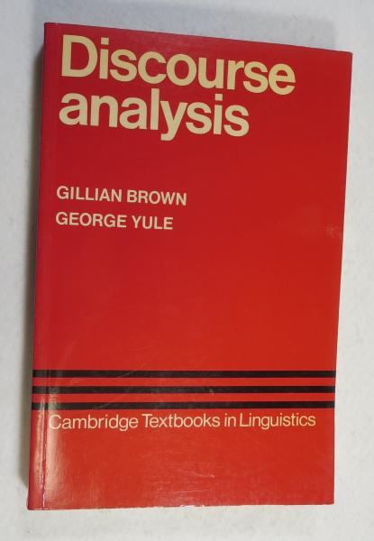 [英書] Discourse analysis 〈CAMBRIDGE TEXTBOOKS IN LINGUISTICS〉( BROWN ...