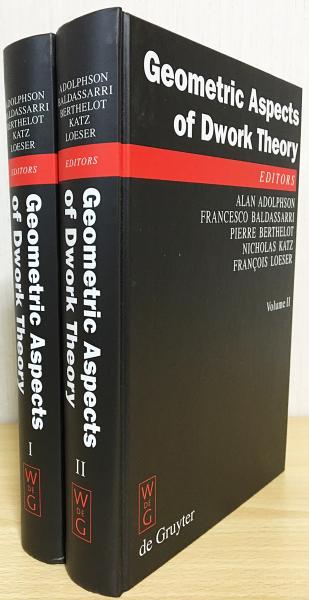 【数学洋書】 Geometric Aspects of Dwork Theory 『Dwork理論の幾何学的側面』(Adolphson ...