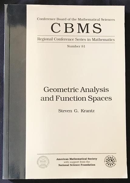 英語数学洋書 幾何解析と関数空間【Geometric Analysis and Function Spaces】(Steven G ...