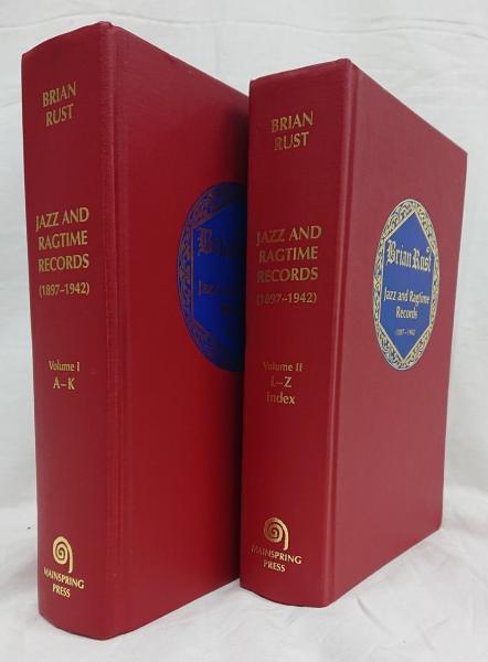 JAZZ AND RAGTIME RECORDS 1897-1942(Brian Rust) / 古本、中古本、古書籍の通販は「日本の古本屋」