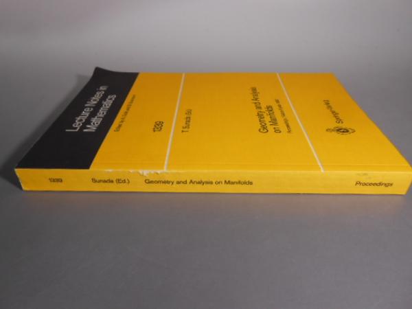 洋書 geometry and analysis on manifolds(T.Sunada(Ed.)) / 篠原書店 / 古本、中古本、古 ...